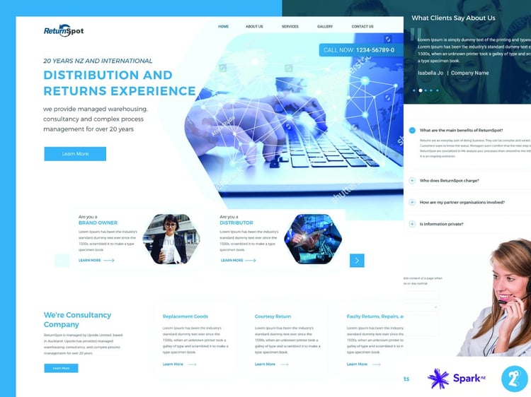 Modern and stunning website design | Upwork