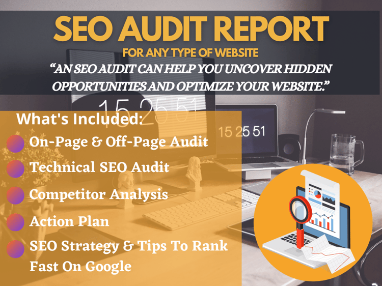 Comprehensive website SEO audit report: Technical, On-Page, Off-page ...