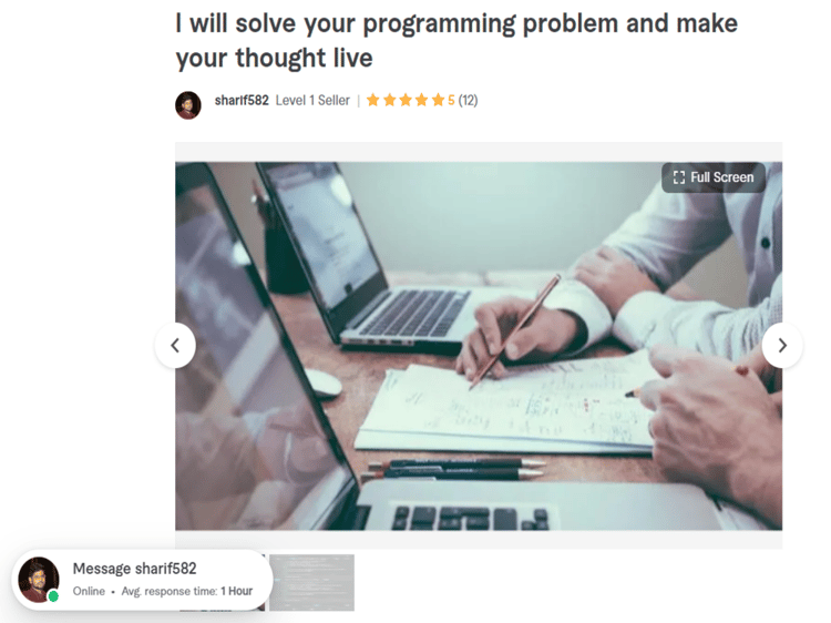 A solution for your programming problem and make your thoughts a reality | Upwork