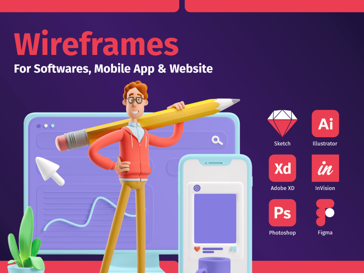 Low fidelity prototype, wireframe mockup, a blueprint for your website ...