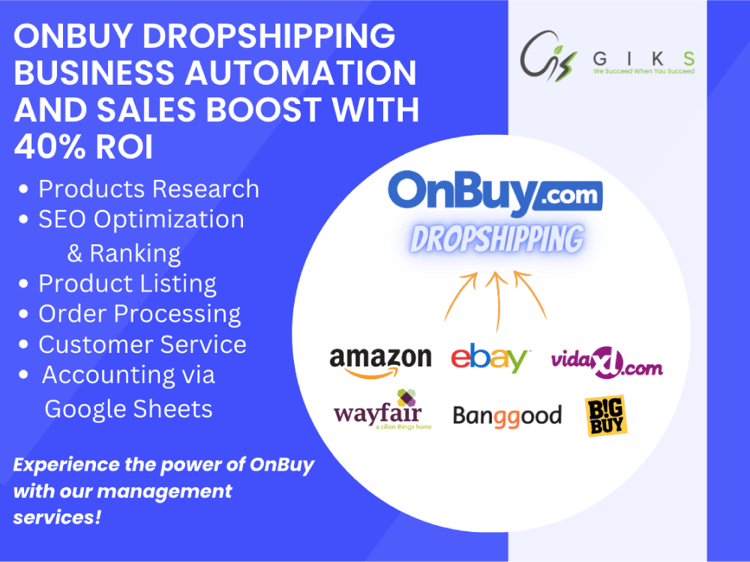 OnBuy Dropshipping Store Management & Sales Boost with 40% ROI (UK/USA ...