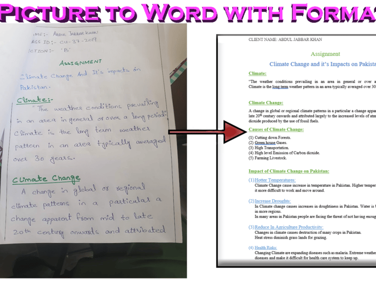 Your documents retyped into MS Word within 24 hours with Proofreading ...