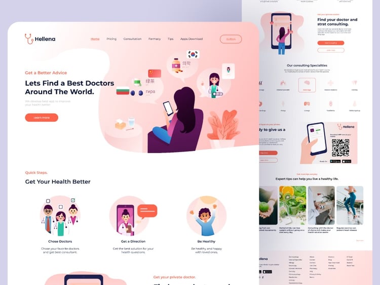 Beautiful Landing Page for your Business | Upwork