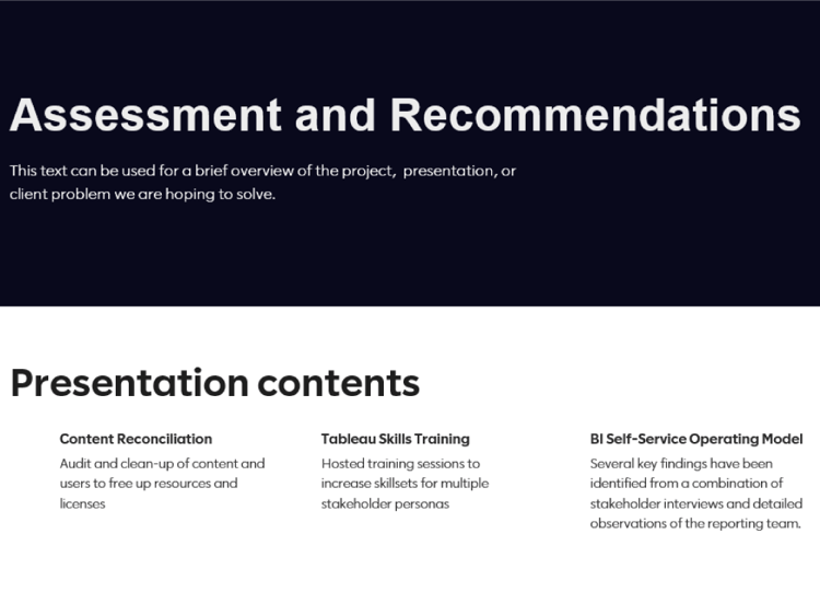A Tableau Content Reconciliation and Skills Training | Upwork