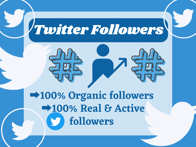 Real & active Twitter followers organically || Twitter marketing | Upwork