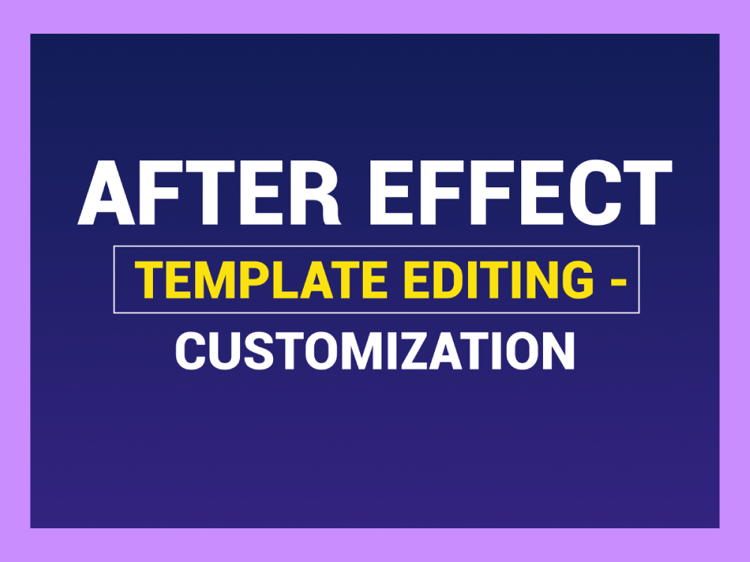 A customized video from your after effect template | Upwork