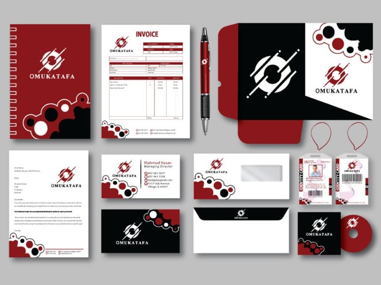 Professional business card, letterhead and full stationery | Upwork