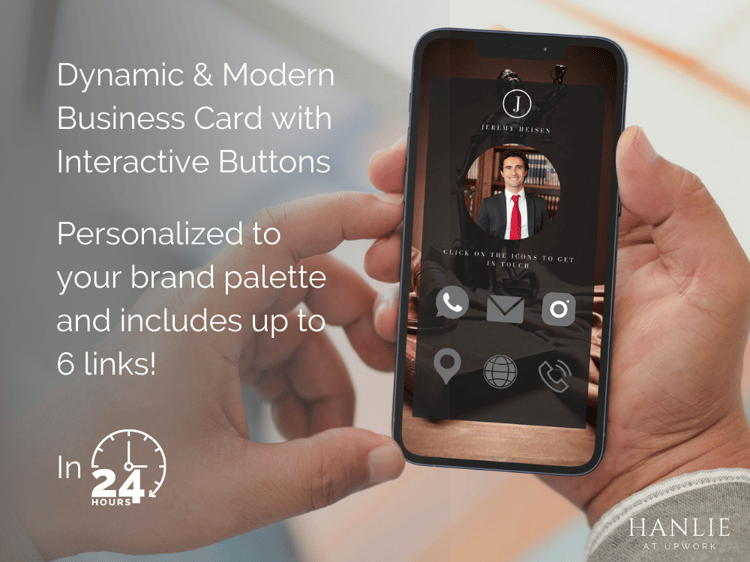 A modern interactive business card (PDF), attractive and eyecatching ...
