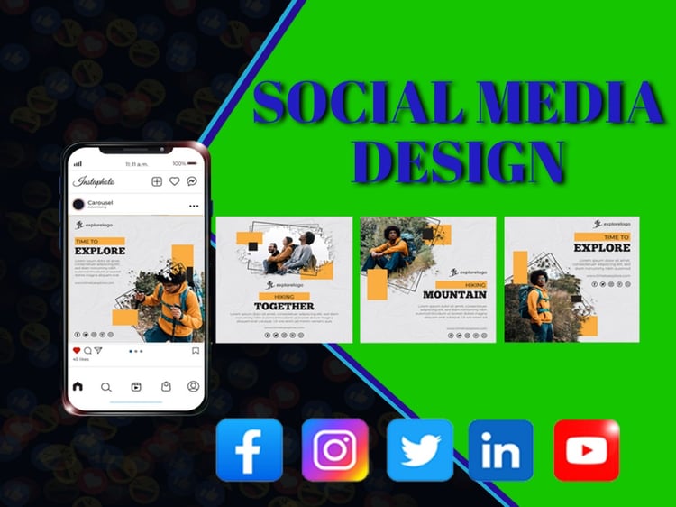 Social Media Design, Facebook, Instagram, LinkedIn Ads, Post, Banner ...