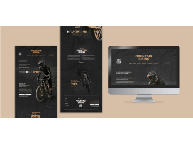 Eye catchy and modern UI design for your landing page and website | Upwork