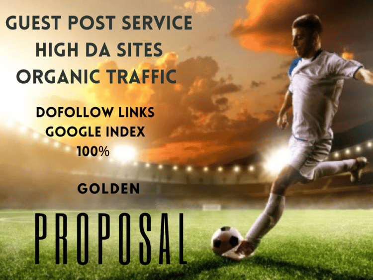 A guest post on sport sites with high da or traffic | Upwork