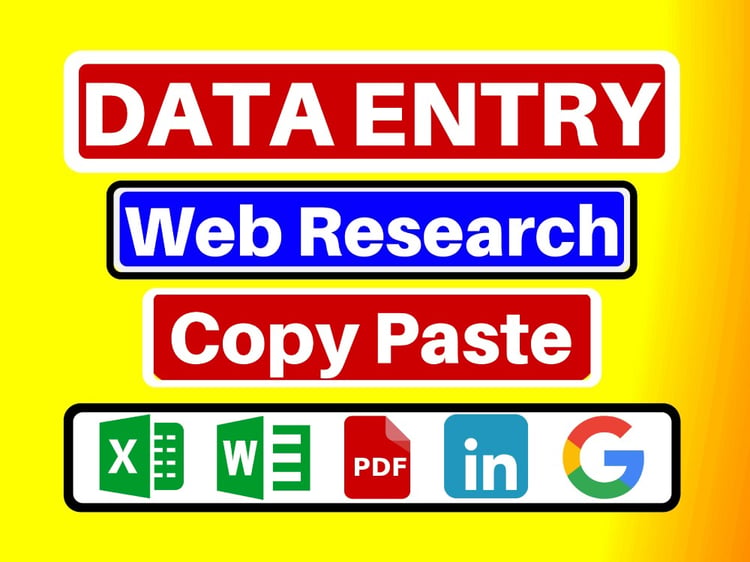Fastest Data Entry Copy Paste Web Research And Excel Data Entry Upwork 3817