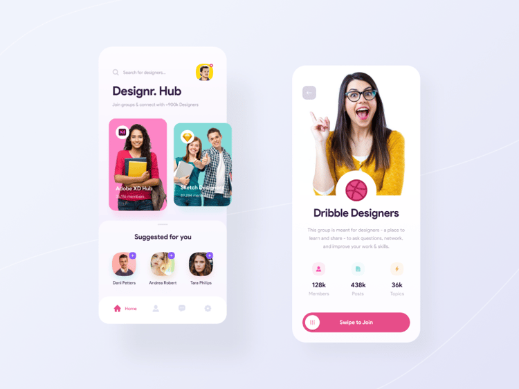 A professional Mobile App UI Design (Adobe XD, Figma) | Upwork