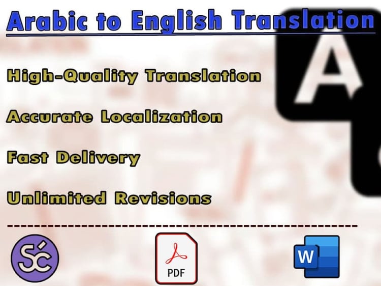 Amazing translation from Arabic to English | Upwork