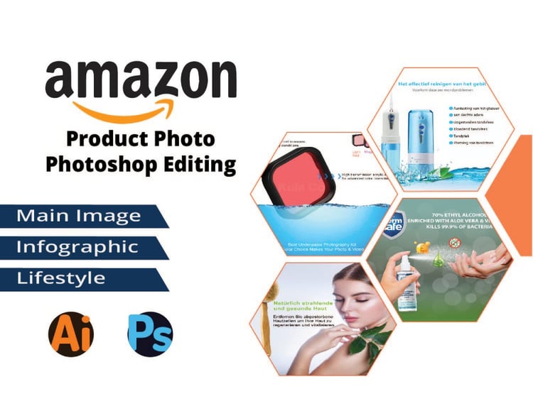 Any photo editing of your amazon product listing | Upwork
