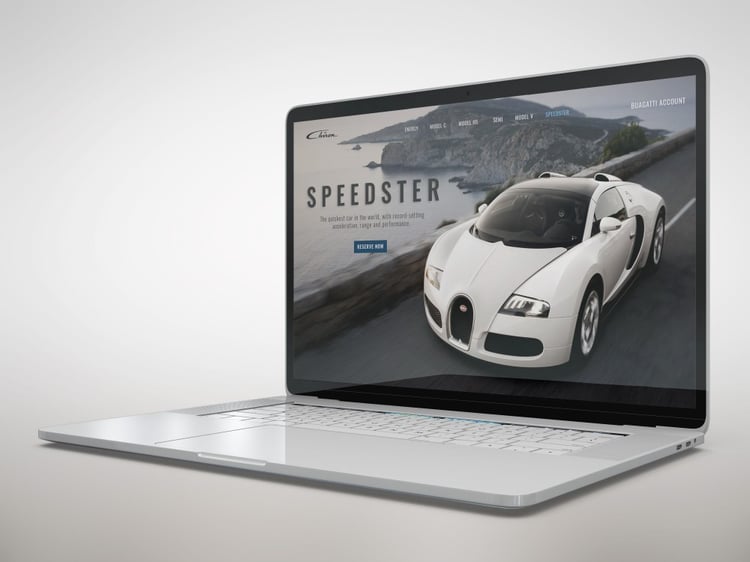 Modern website layout or landing page design PSD | Upwork