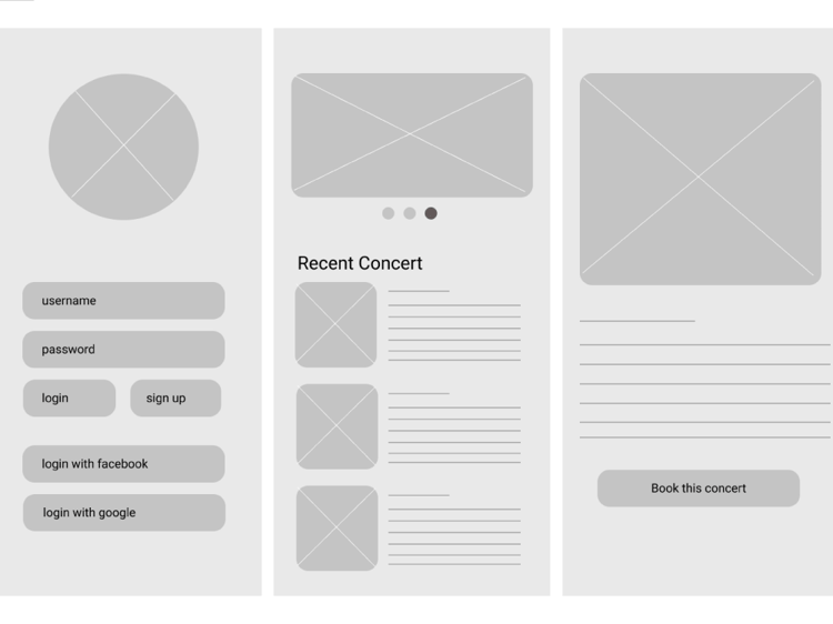 Low Fidelity Wireframe Mockup | Upwork