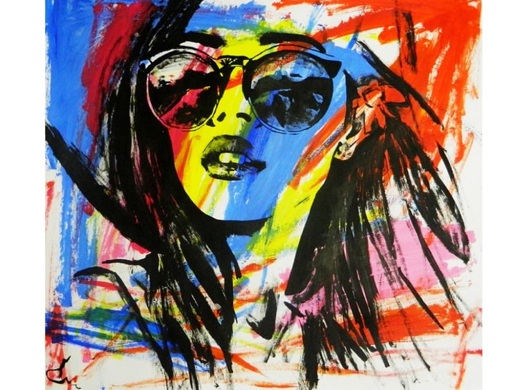 Colorful work of art for wall | Upwork