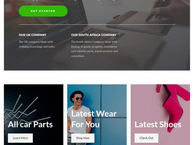 A nice and fast website that clients will love and find easy to use ...