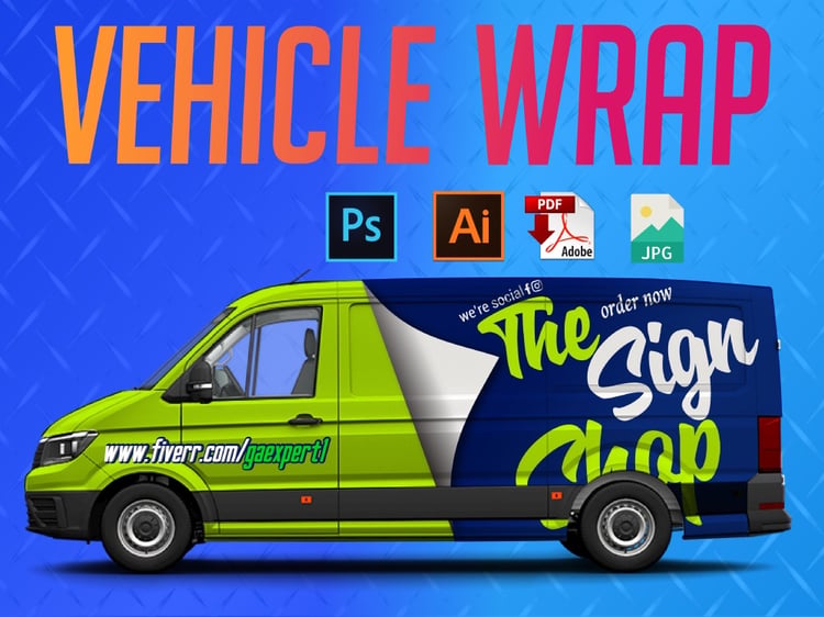 Amazing vehicle wrap,car wrap, van wrap food truck wrap designs | Upwork