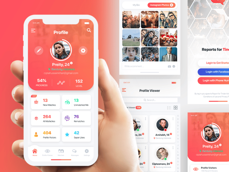 An amazingly modern mobile design and nice layout | Upwork