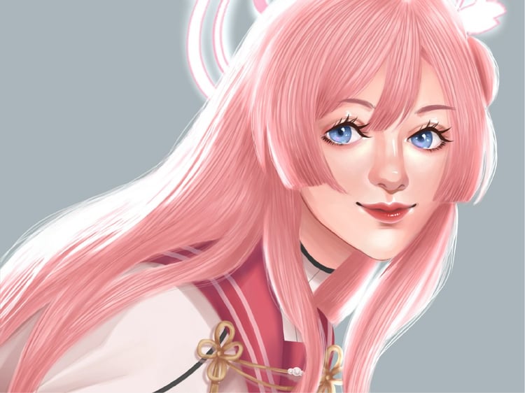 Semi realism anime style illustration | Upwork