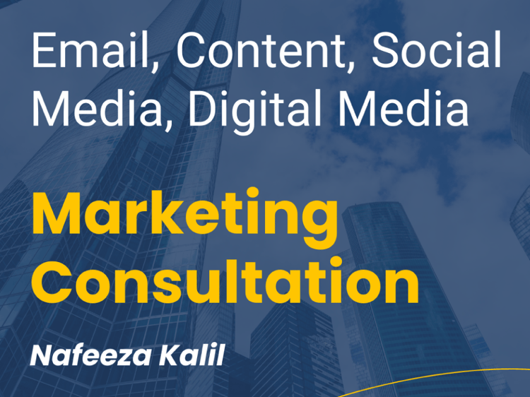 Book a Marketing Consultation with Nafeeza K. | Upwork