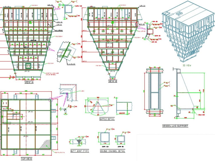 Steel Structure Detailing for Fabrication and Erection of steel ...