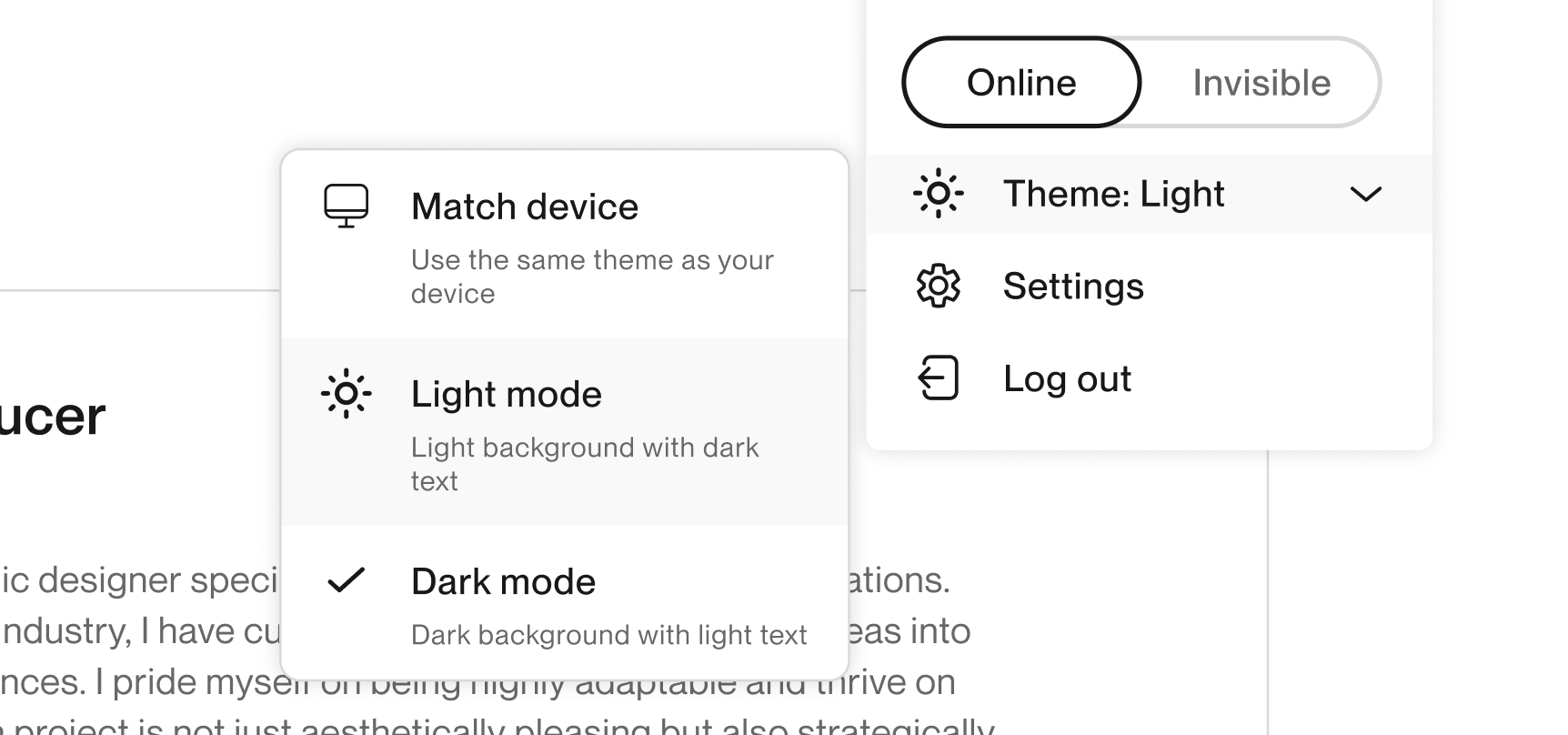 Dark Mode on Upwork: Optimized for Low-Light Browsing - Upwork